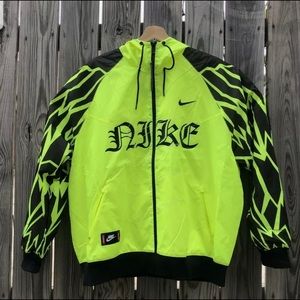 Nike | Jackets & Coats | Nike Sportswear Volt Black Tattoo Hooded ...